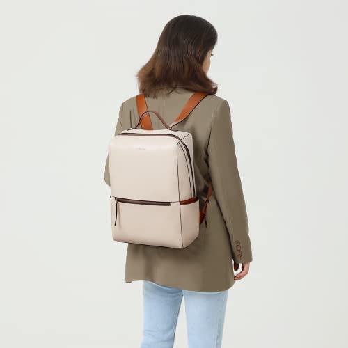 BOSTANTEN Genuine Leather Backpack Purse for Women Fashion Backpack Casual College Shoulder Bag Travel Backpack