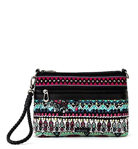Sakroots Campus Mini Crossbody, Pinkberry One World