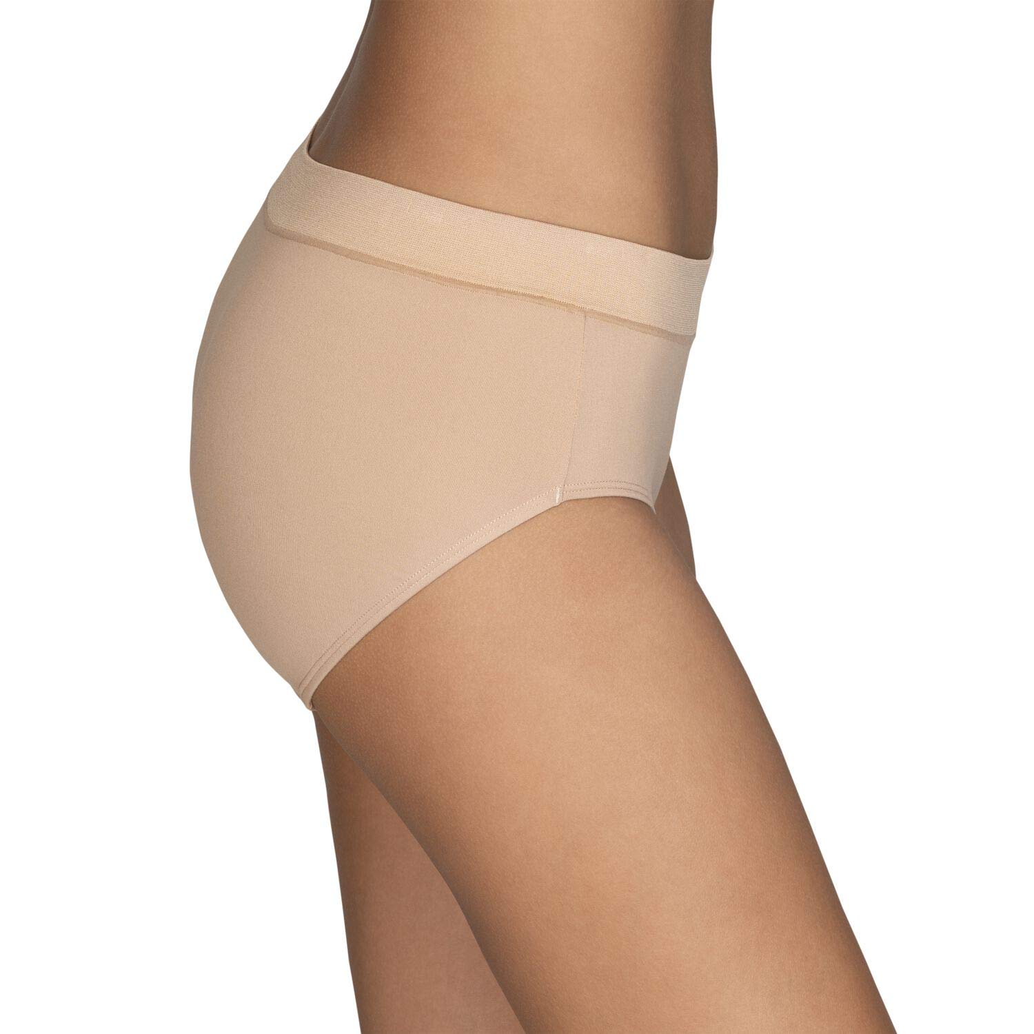 Vanity Fair Womens Beyond Comfort Seamless Waistband Hipster Panty, 7