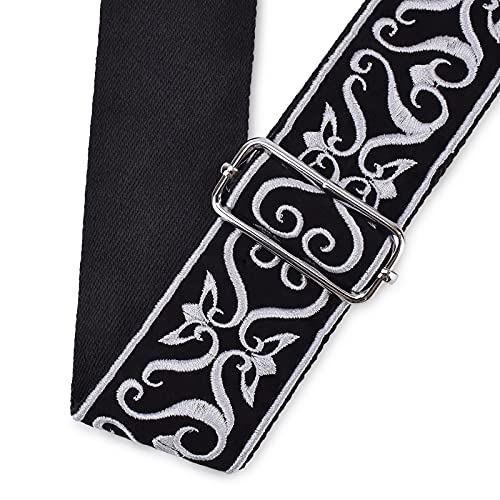 CLOUDMUSIC Handbag Strap Replacement Crossbody Strap Purse Strap With Silver Clips For Women Girls(Silver Vintage)
