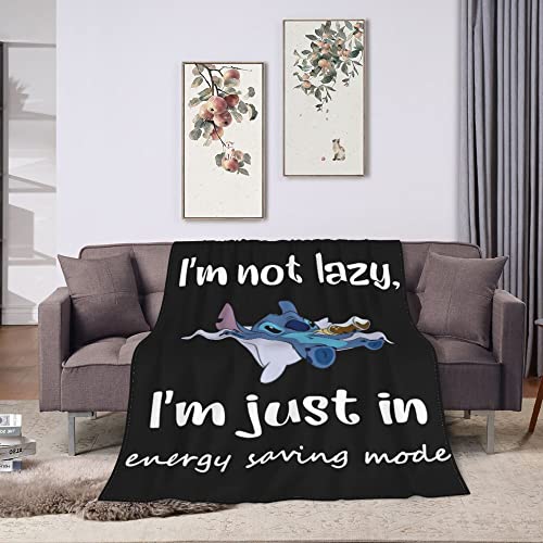 Cartoon Blanket Ultra-Soft Micro Fleece Blanket for Couch Bed Warm Plush Throw Blanket Suitable for All Season50 X40