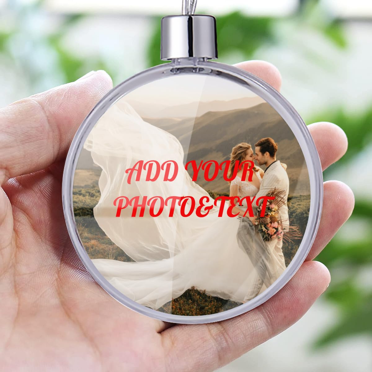 Custom Christmas Ornaments Custom Photo/Text Christmas Ornaments Christmas Tree Ornaments/Party/Decoration
