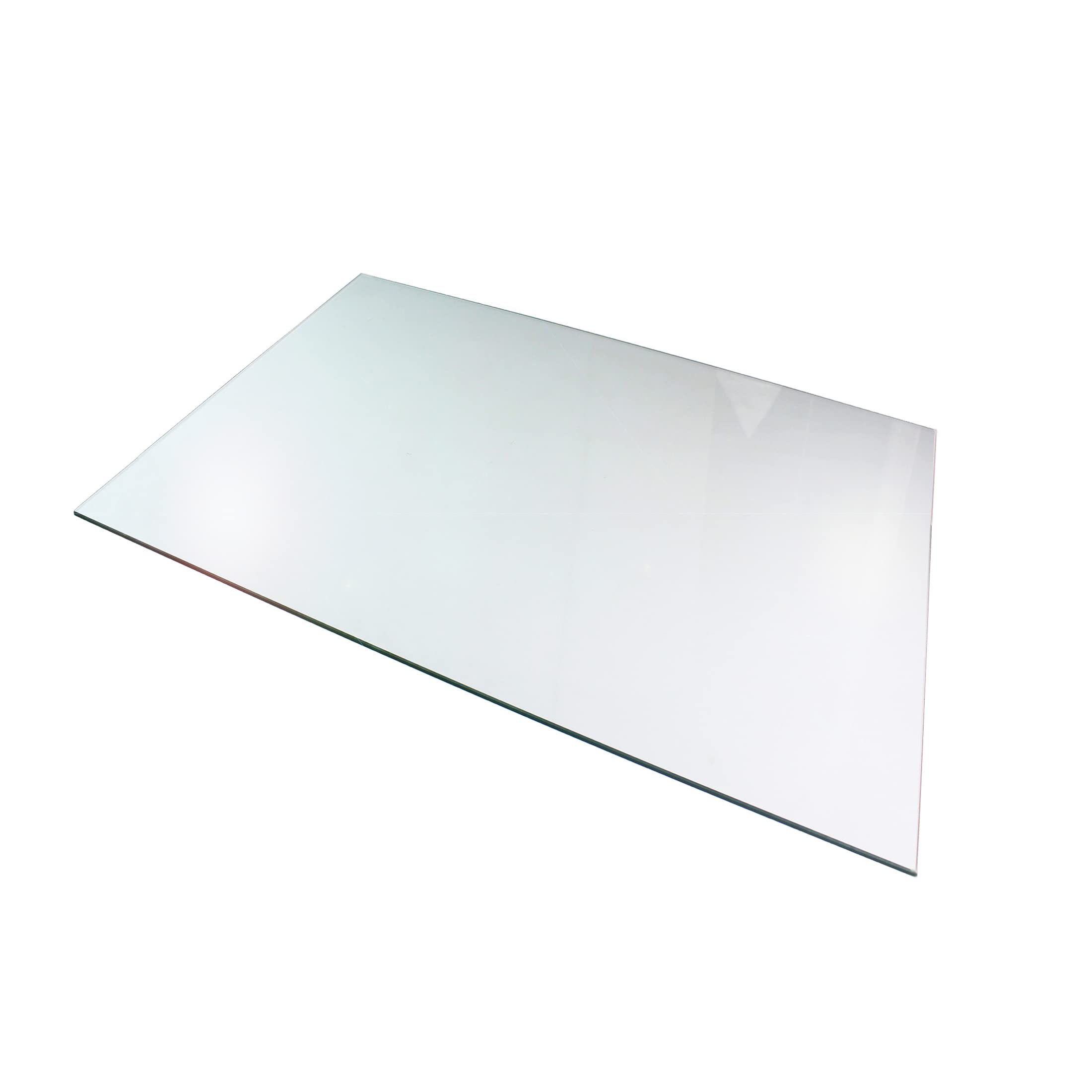 Floortex Glaciermat Heavy Duty Glass Chair Mat for Hard Floors & Carpets - 42'' x 36'' - Made in The USA