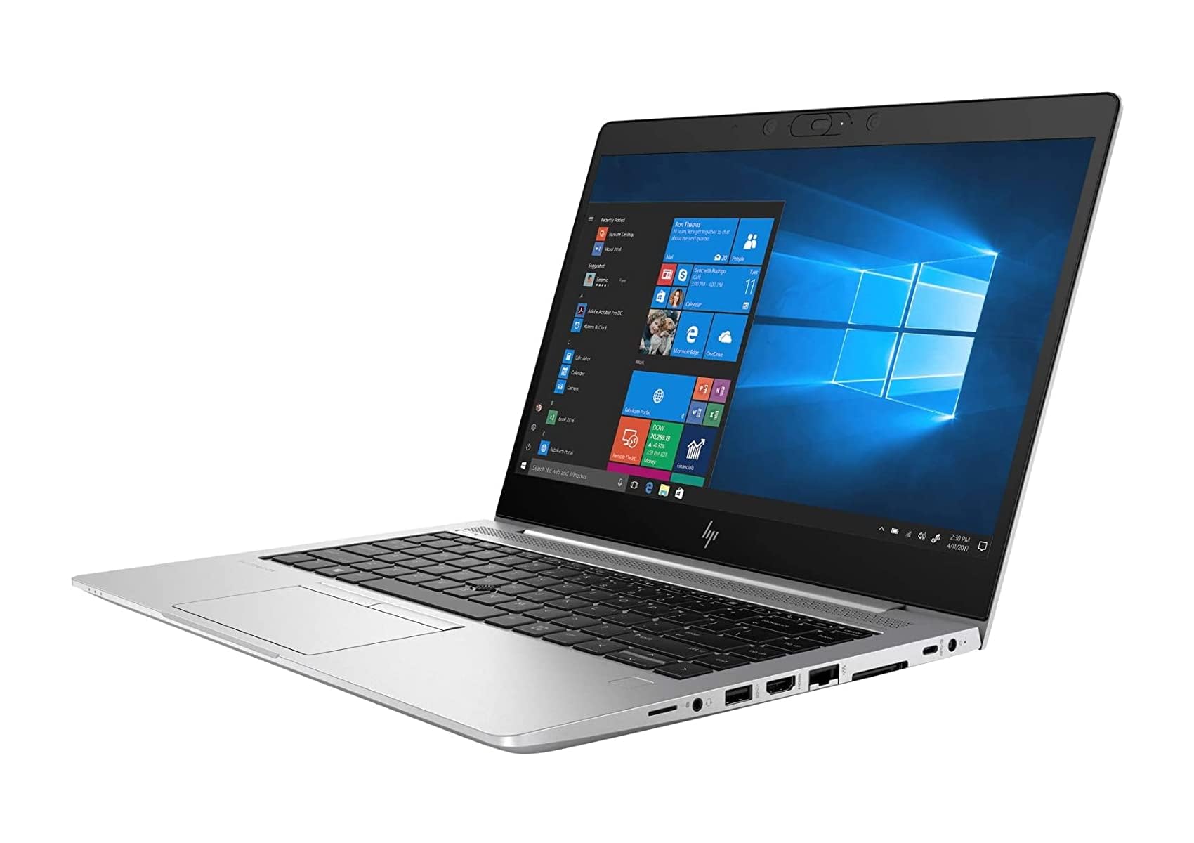 HP EliteBook 745 G5 14β FHD, AMD Ryzen 5 Pro-2500U 2.0GHz, 16GB RAM, 256GB SSD, Windows 10 Pro 64Bit, CAM, (Renewed)
