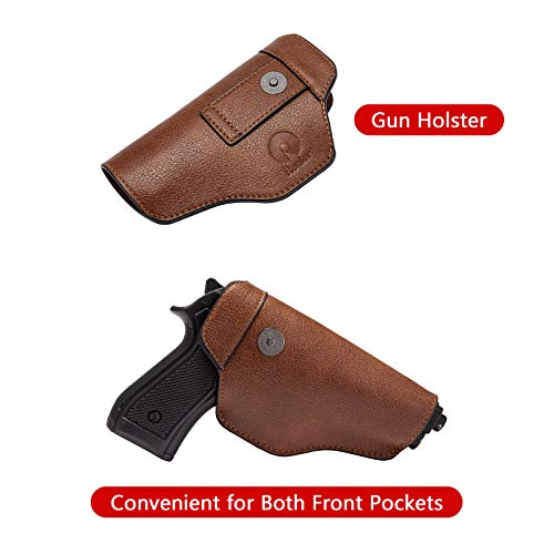 Concealed Carry Hobo Purse for Women Leather Crossbody Shoulder Bags Large Tote Bag with Detachable Holster