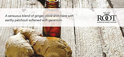 Root Candles 20-Hour Scented Beeswax Blend Votive Candles, 3-Count, Ginger Patchouli