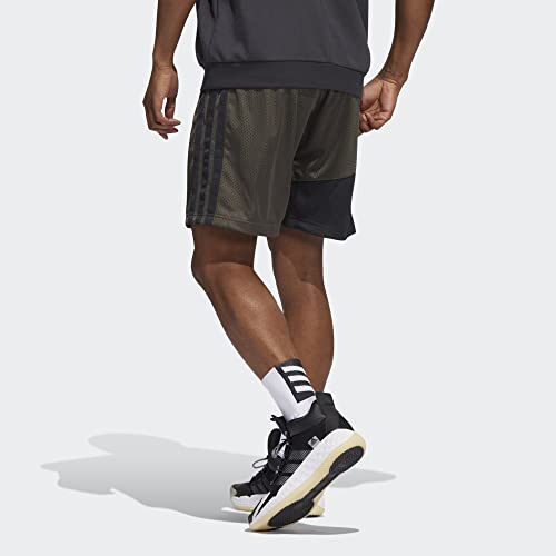 adidas Men's Creator 365 Basketball Shorts 3.0, Utility Grey, Small