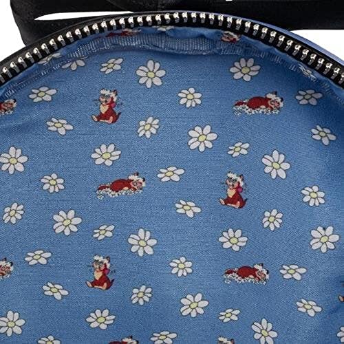 Loungefly Disney Alice in Wonderland Cosplay Womens Double Strap Shoulder Bag Purse with Detachable Wristlet