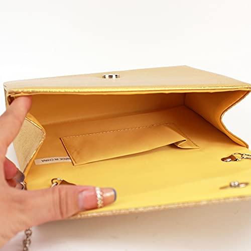 U Scinan Ladies Sparkly Purse Evening Clutch Bags Wedding Prom Party Envelope Crossbody Handbag
