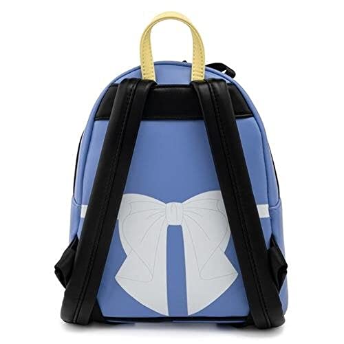Loungefly Disney Alice in Wonderland Cosplay Womens Double Strap Shoulder Bag Purse with Detachable Wristlet