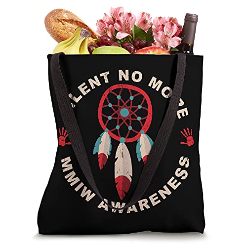 Silent No More Native American Indigenous Women Clothing Tote Bag