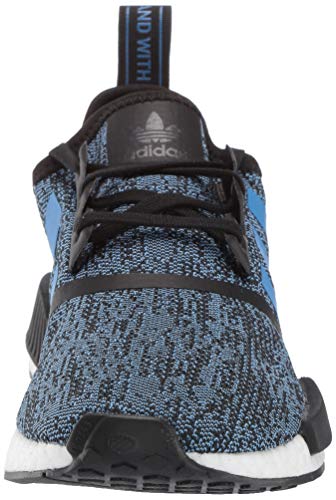 adidas Originals NMD_R1's Running Shoe, Black/True Blue/Utility Black, 5 US Unisex Big Kid