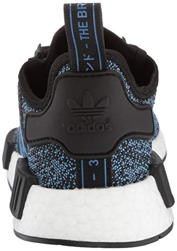 adidas Originals NMD_R1's Running Shoe, Black/True Blue/Utility Black, 5 US Unisex Big Kid