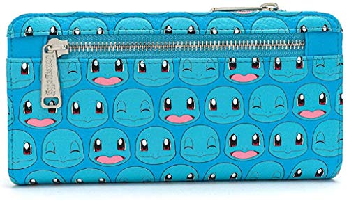 Loungefly x Pokemon Squirtle Faces AOP Flap Wallet