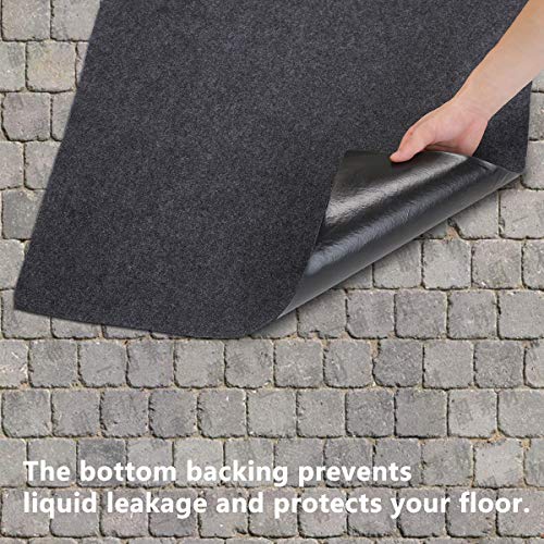 Fireplace Rug—Stove fire mat,Retardant | Heat Resistant,Ember Mat and Grill mat,Absorbent material, Protect the home floor and ground from ashes, waterproof and anti-skid backing, washable (36"×60")