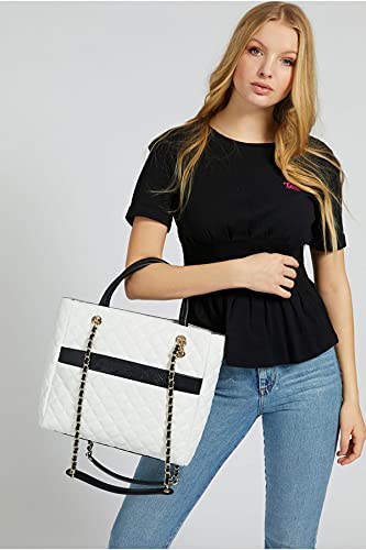 GUESS Illy Elite Tote White Multi