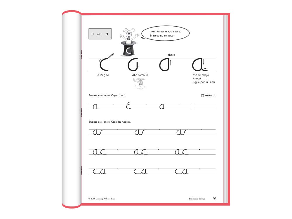 Learning Without Tears Escribiendo Cursiva (Spanish)-Handwriting Without Tears Grade 3, Cursive, Letters, Words, Sentence Practice-School and Home use