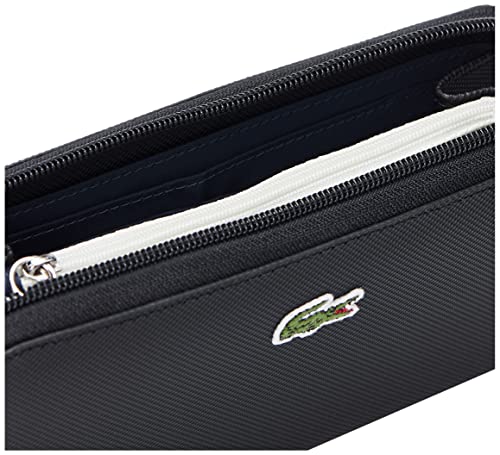 Lacoste women's Women's Vinyl L.12.12 Concept Petit Pique 12 Card Zip Wallet, Without Color, One Size US