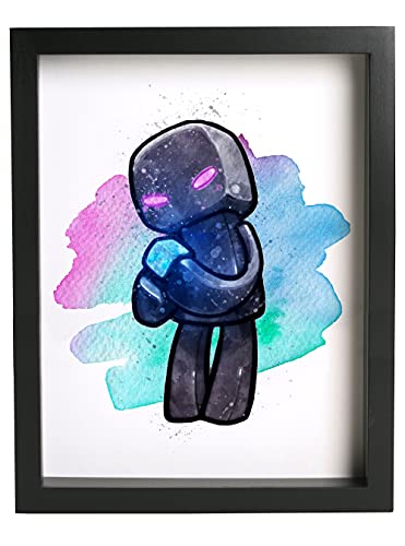 Waschbar Neon Gaming Posters for Boys Room Decor, Gaming Room Decor, Boys Room Decorations for Bedroom, Gamer Wall Art, Inspirational Posters for Video Game Room (Mining)