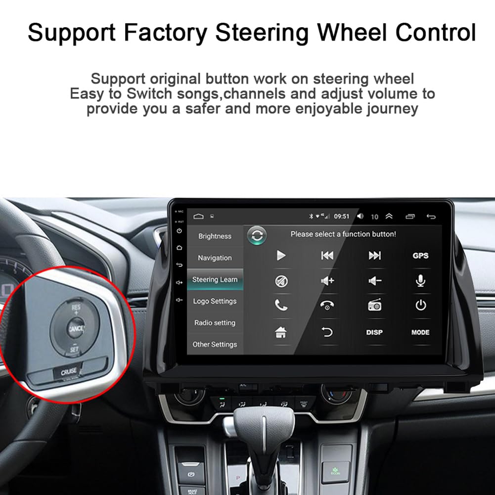 GOJOHO for Mazda CX5 CX-5 Radio 2012-2015 with 10.1" IPS Touchscreen 36EQ Wireless Carplay Android Auto GPS Navigation for Car Stereo Head Unit Built-in DSP with Free Backup Camera Incompatible Bose