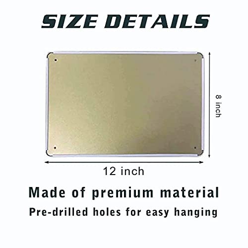 AAROENLYS Retro Tin Sign Frog Parking Only Metal Sign Wall Art Plaque Poster for Home Bar Pub 8 X 12 INCH