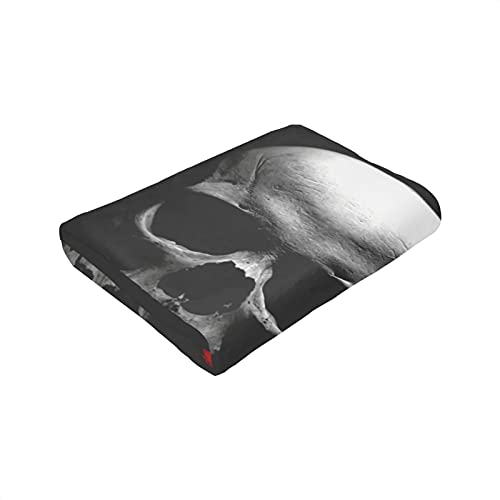 Daniesd Sons of Anarchy Throw Blanket Ultra-Soft Micro Fleece Blanket Warm Lightweight Bed Chair Couch Travel Blanket 50inchx40inch, Black