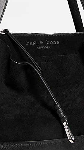 rag & bone Women's Passenger Tote 2.0, Black, One Size