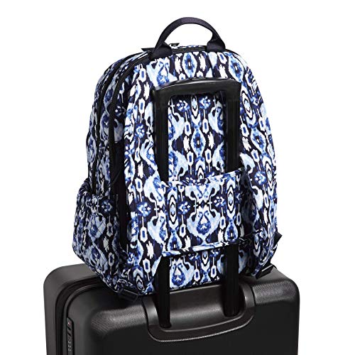 Vera Bradley Women's Cotton Campus Backpack, Ikat Island, One Size