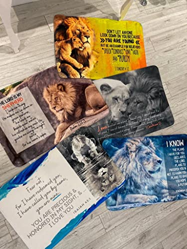 Jeremiah 29 Prayer Mat β EasyPray Soft Memory Foam - I Know The Plans I Have for You Lion of Judah Bible Verse Christian Prayer Mat (60x90cm)