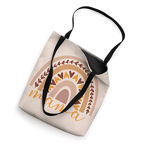 Rainbow Mama Gift Mothers Day New Mom Life Miracle Baby Boho Tote Bag
