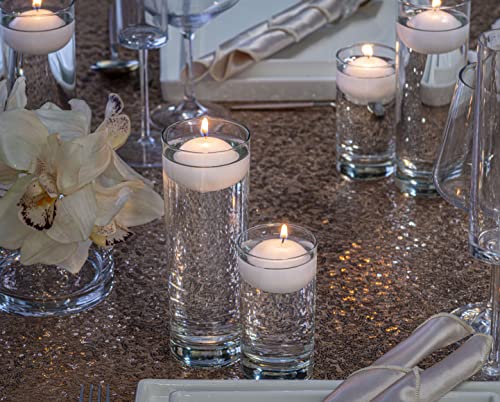 Bolsius Unscented Floating Candles β Set of 20 White Floating Candles β Cute and Elegant Burning Candles β Candles with Nice and Smooth Flame β Party Accessories (Two Pack)