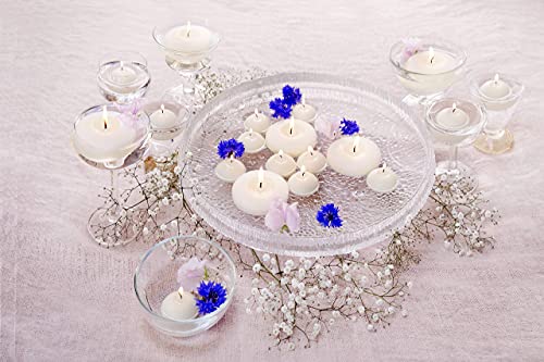 Bolsius Unscented Floating Candles β Set of 20 White Floating Candles β Cute and Elegant Burning Candles β Candles with Nice and Smooth Flame β Party Accessories (Two Pack)