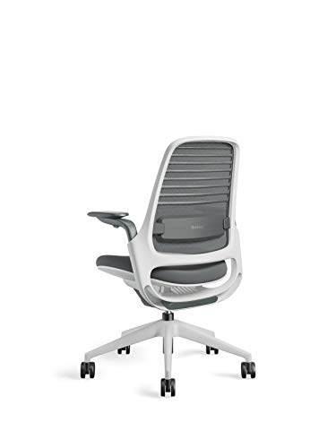 Steelcase Series 1 Office Chair, Seagull Frame with Hard Floor Casters, Graphite