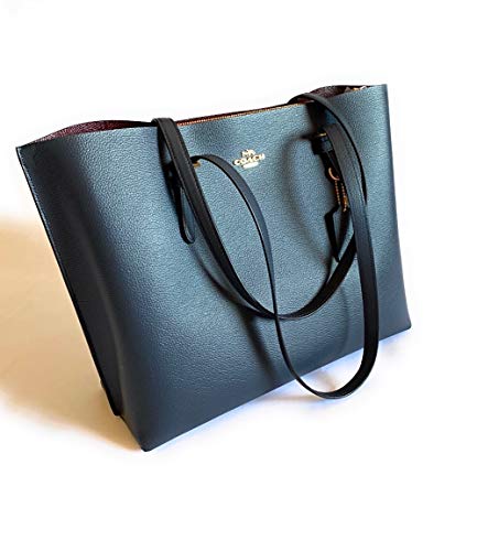 Coach Mollie Tote (Midnight Oxblood)