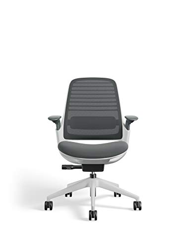 Steelcase Series 1 Office Chair, Seagull Frame with Hard Floor Casters, Graphite