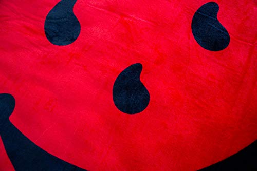 Kool-Aid Man Plush Throw Blanket | Cozy Sherpa Wrap Covering for Sofa, Bed | Super Soft Lightweight Fleece Blanket | Geeky Home Decor | 45 x 60 Inches