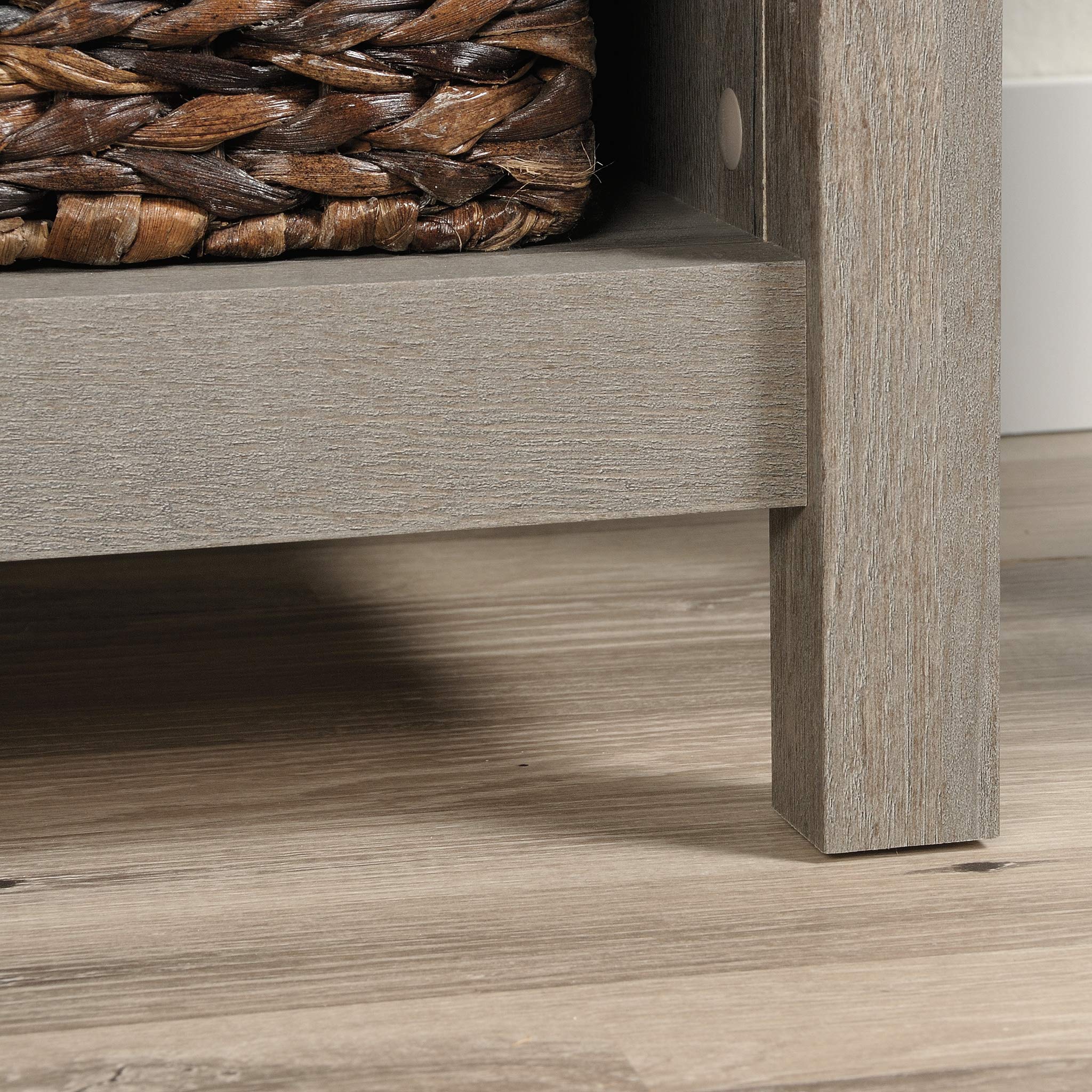Sauder Cottage Road Storage, L: 27.64" x W: 17.72" x H: 68.03", Mystic Oak Finish