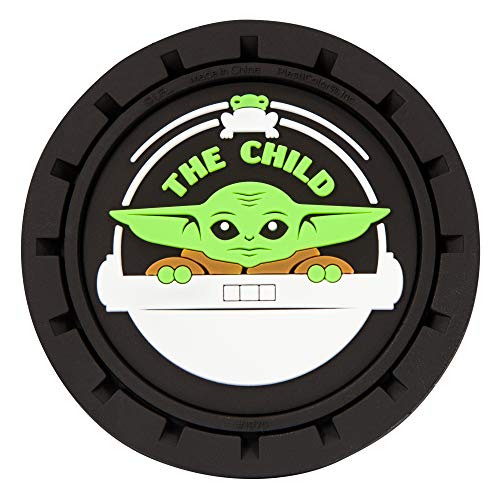 Plasticolor 001970R01 Star Wars Mandalorian Baby Yoda The Child Auto Coasters Set of 2