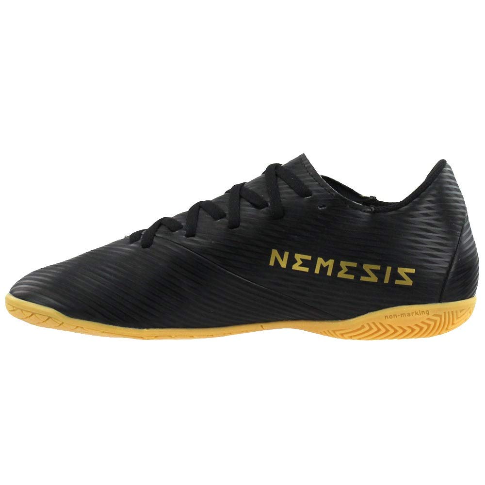 adidas Men's Nemeziz 19.4 Indoor Soccer Shoe, Utility Black, 7 M US