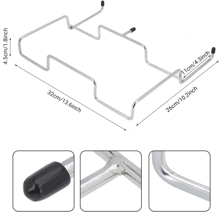 Trash Bag Holder, Iron Trash Can Bracket Lightweight Dustbin Cage Garbage Hanging Bag Holder Table Garbage Rack for Indoor Outdoor Kitchen BBQ Camping Use