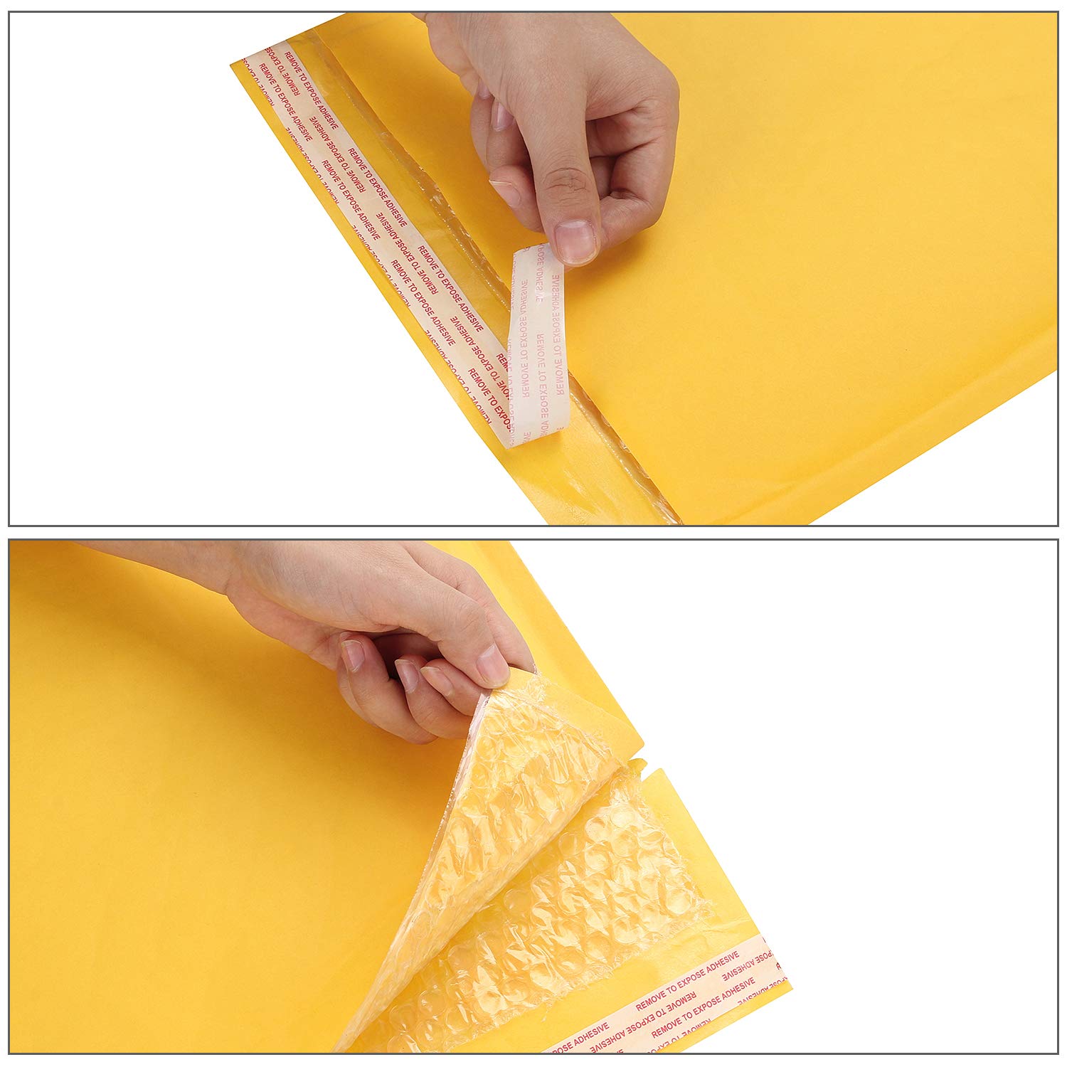 Acrux7 Bubble Mailers, 25 Pack Padded Envelopes 10x13 Inch, Self Seal Bubble Envelopes for Shipping and Packaging, Safely Ship Books
