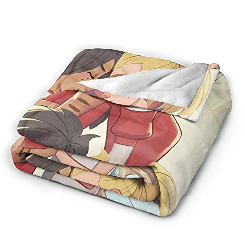 ABSFORTY Cozy Flannel Blanket Ultra-Soft Micro She-Ra - Princess of Po-wer Fleece Blanket Bed Throws Blanket for Sofa or Bed 50"x40"