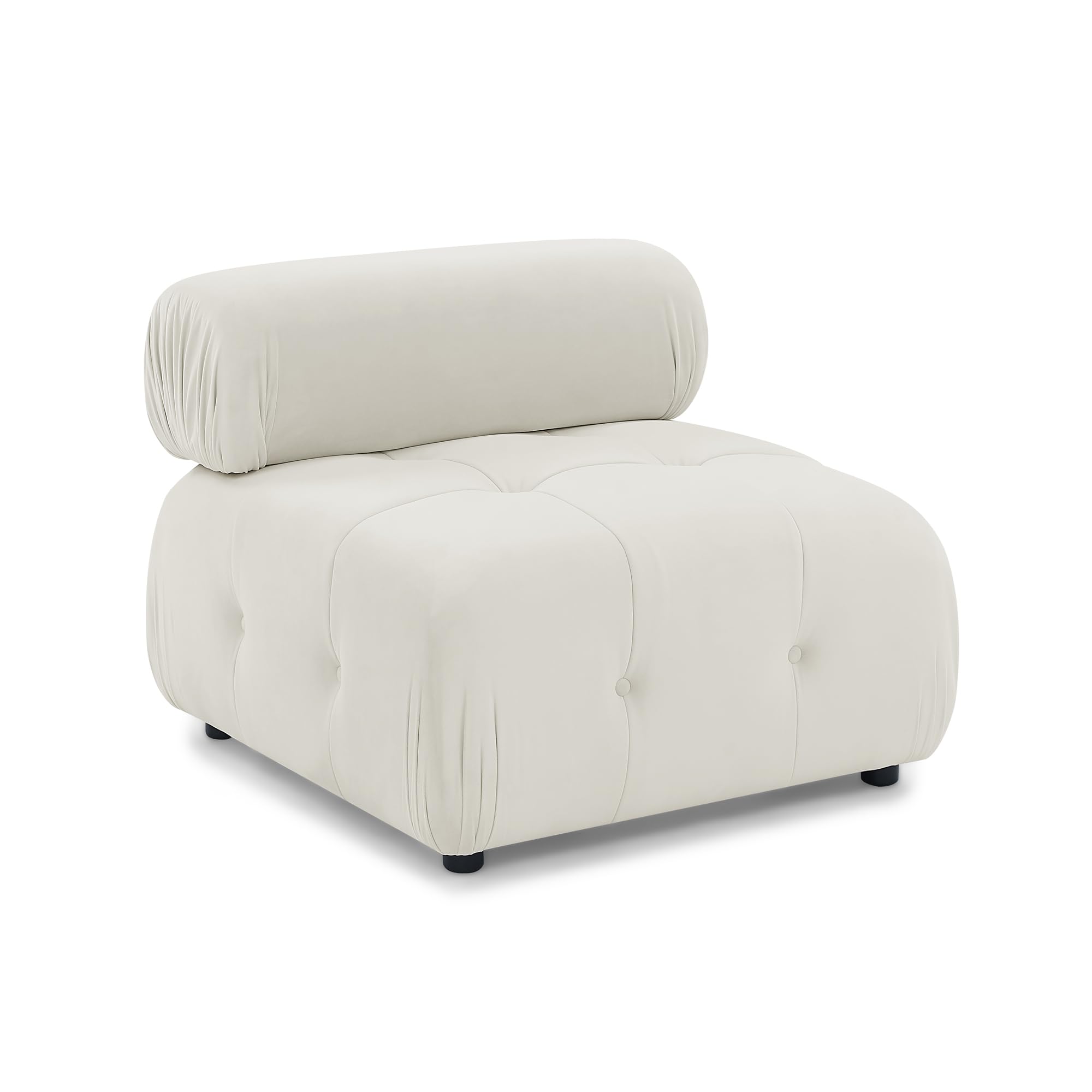 Button Tufted Oversized Modular Sectional Sofa with Movable Ottoman,Comfy Velvet Fabric Extra Large L Shaped Couch with Armrest,4 Seat Free Combination Sofa&Couches Living Room Furniture Sets