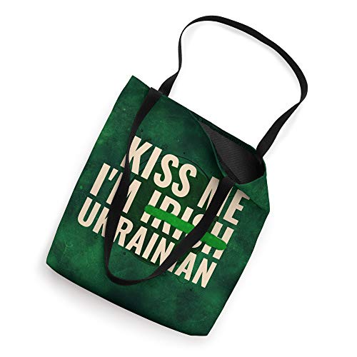 Kiss Me I’m Irish Ukrainian - Funny Ukraine St Patricks Day Tote Bag