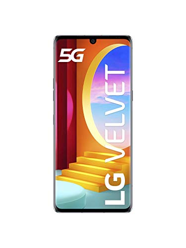 LG Velvet 5G US Model LMG900UM1A ATT Unlocked 6GB/128GB US Version - Aurora Grey (Renewed)