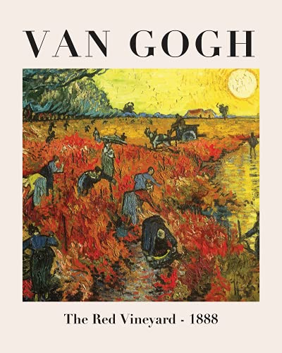 Sylvana Workshop - Van Gogh Posters and Prints Wall Art, UNFRAMED(Set of 6 Wall Decor), Fine Art Posters Prints, The Starry Night, Art Prints, Famous Posters, Famous Prints, Van Gogh Decorations⦠(8"x10")