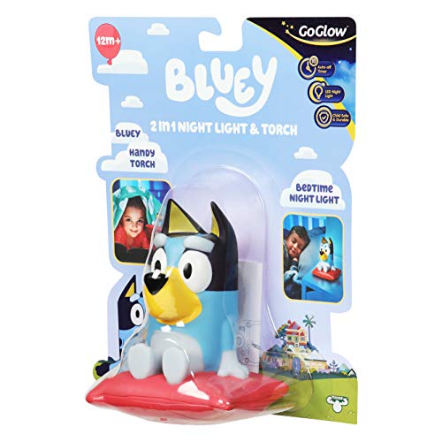 Bluey 2 in 1 Bedtime Handy Flashlight - LED Night Light with Auto-Off Timer