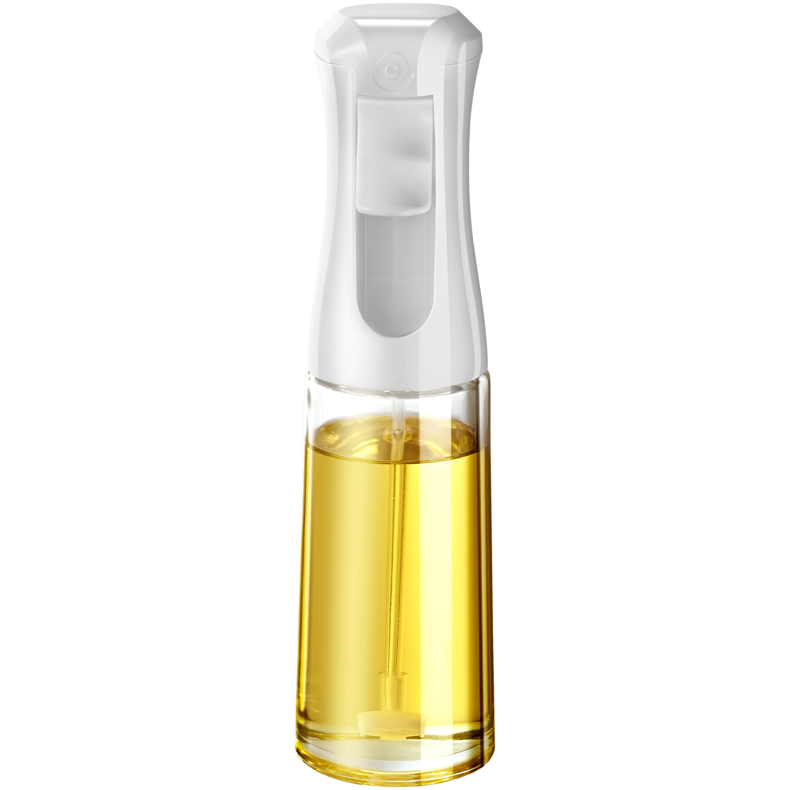 Oil Sprayer for Cooking, 200ml Glass Olive Oil Sprayer Mister, Olive Oil Spray Bottle, Kitchen Gadgets Accessories for Air Fryer, Canola Oil Spritzer, Widely Used for Salad Making, Baking, Frying, BBQ