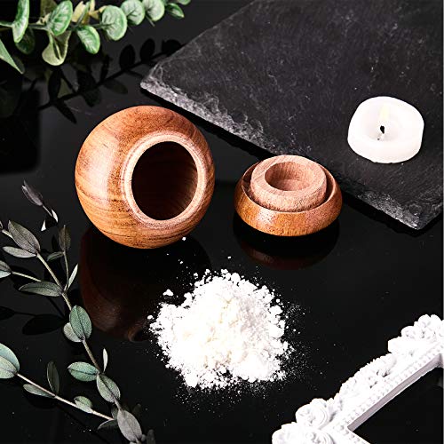 2 Pcs Mini Keepsake Cremation Urn Wood Grain for PET or Human Ashes, Sharing Personal Funeral for Human