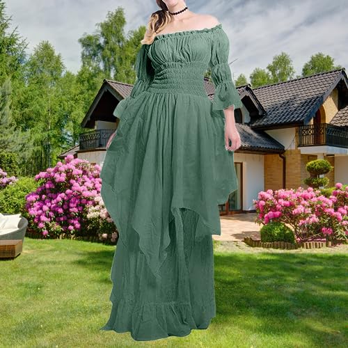 90 Off Renaissance Dress for Women Maxi Long Summer Flowy Boho Dresses